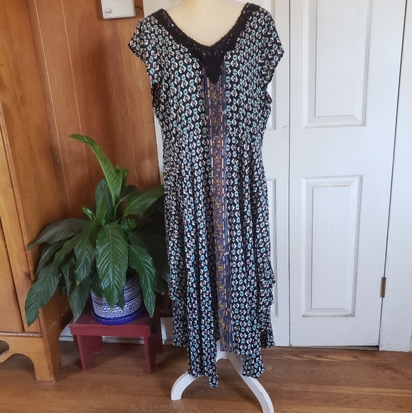 Nostalgia | Dresses | Vintage Nostalgia Midi Dress Xl | Poshmark